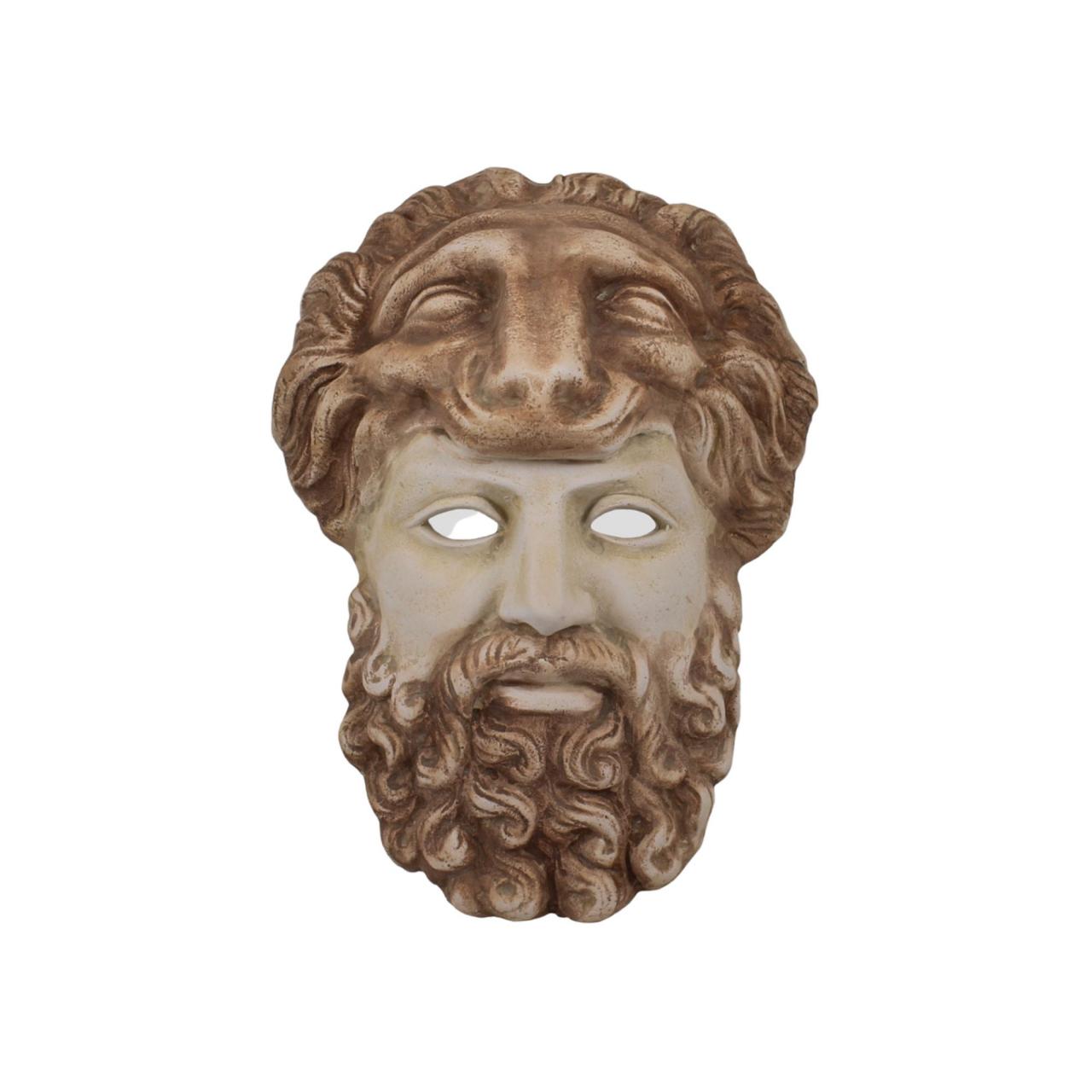 Hercules Demigod Bas Relief Wall Mask Plaster Sculpture on Luulla