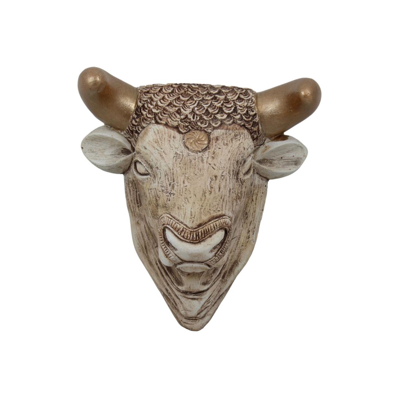 minotaur head statue