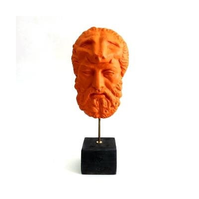 Hercules God Statue Plaster Ancient Greek Handmade Mask on Luulla